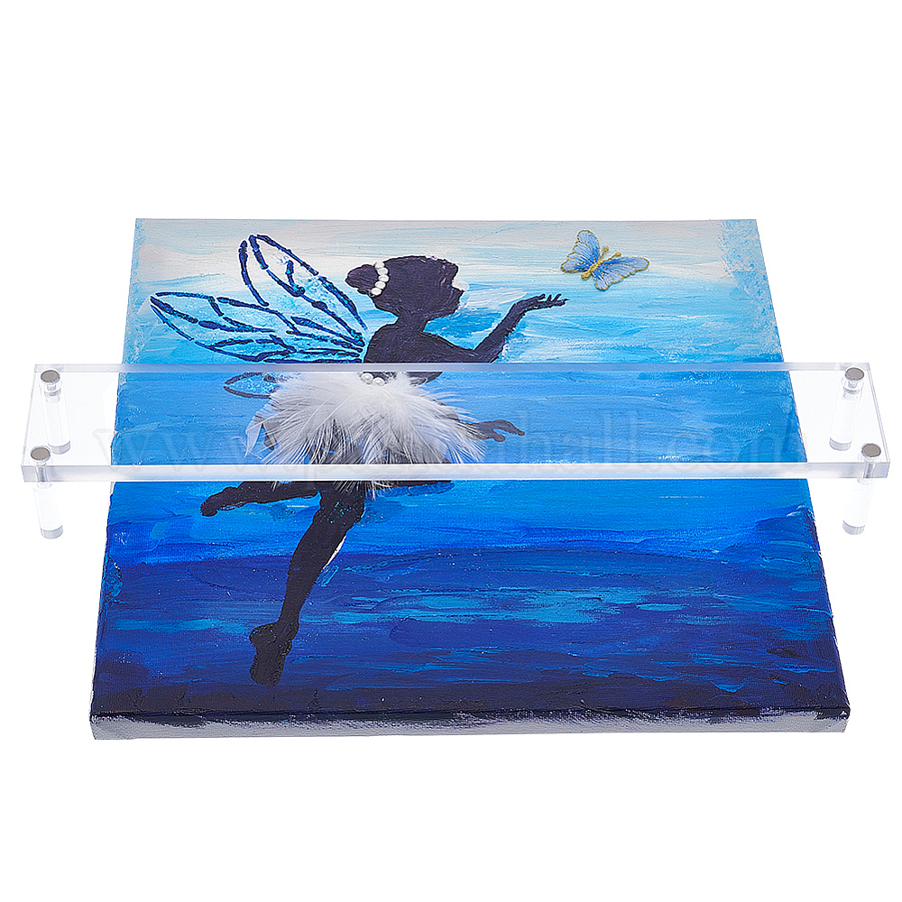 Wholesale Rectangle Transparent Acrylic Action Figures Display Risers ...