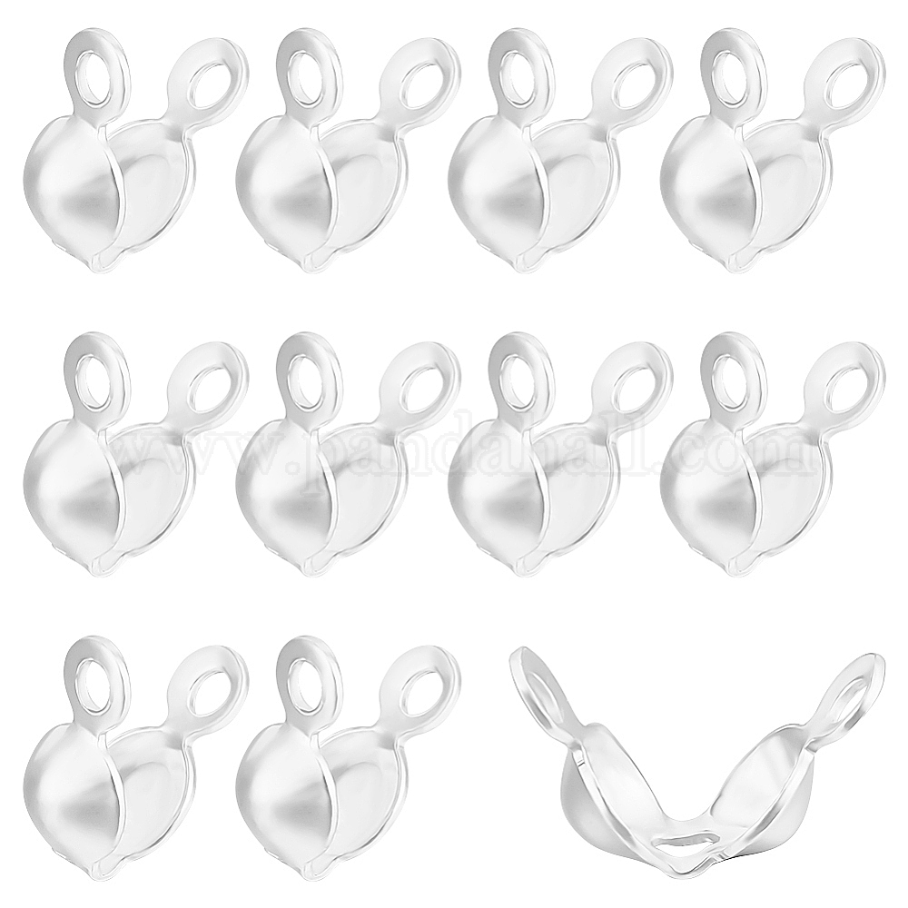 Wholesale 20Pcs 925 Sterling Silver Bead Tips - Pandahall.com