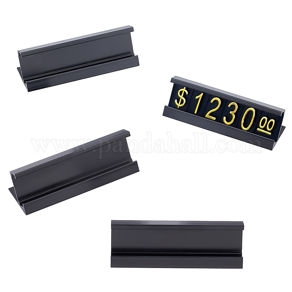 Wholesale Aluminium Alloy Tabletop Sign Display Stands - Pandahall.com