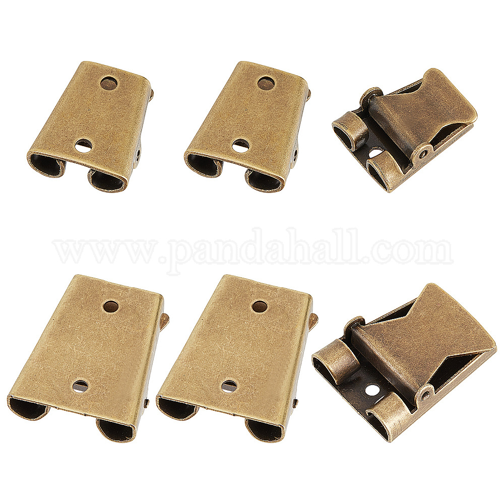 Wholesale 6Pcs 2 Style Iron Bolo Tie Slide Clasp - Pandahall.com