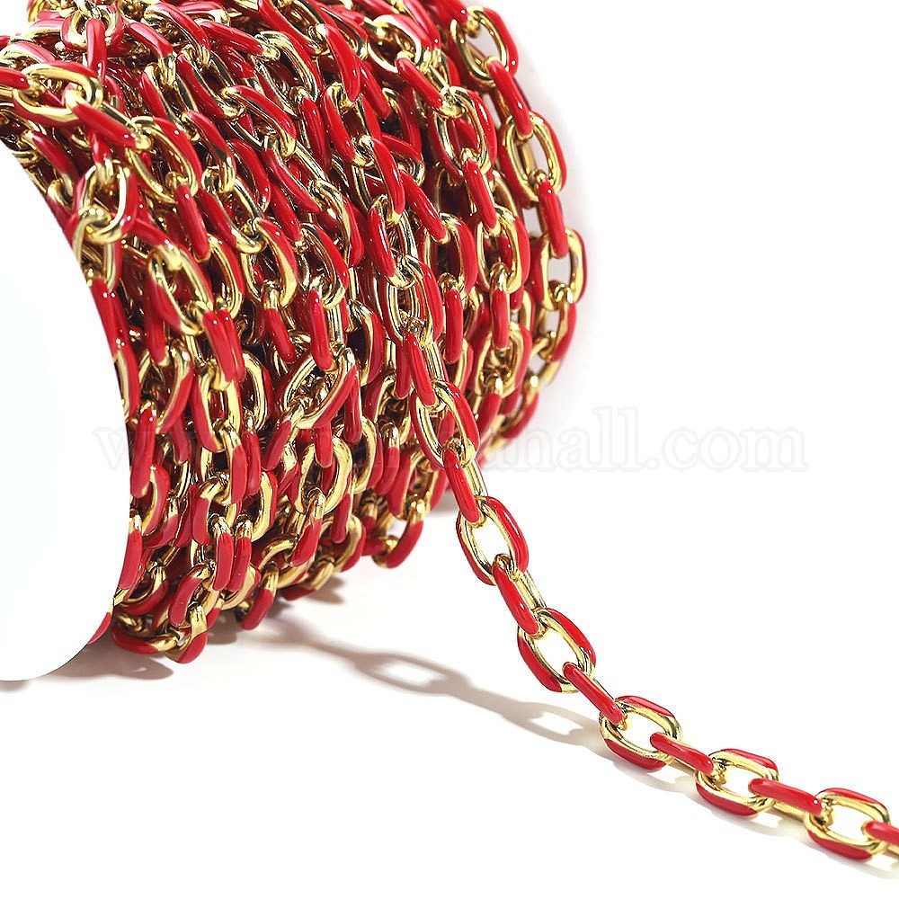 Wholesale 304 Stainless Steel Enamel Cable Chains - Pandahall.com