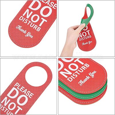 Privacy Door Hanger PATIKIL Double Sided Door Sign - Welcome Please ...
