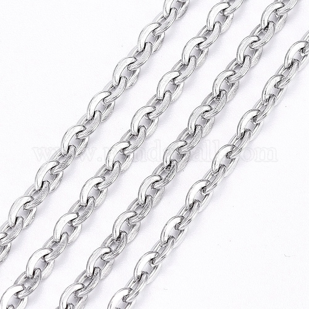 Wholesale Tarnish Resistant 304 Stainless Steel Cable Chains ...