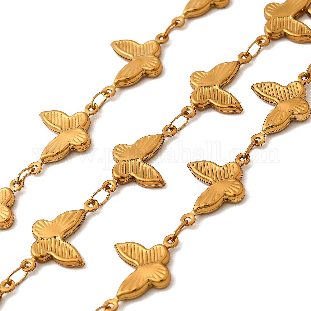 Wholesale 304 Stainless Steel Butterfly Link Chains - Pandahall.com