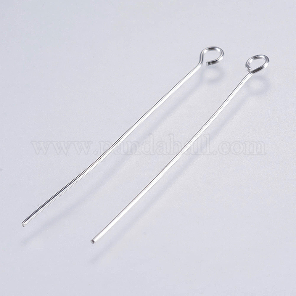 Wholesale Non-Tarnish 304 Stainless Steel Eye Pins - Pandahall.com