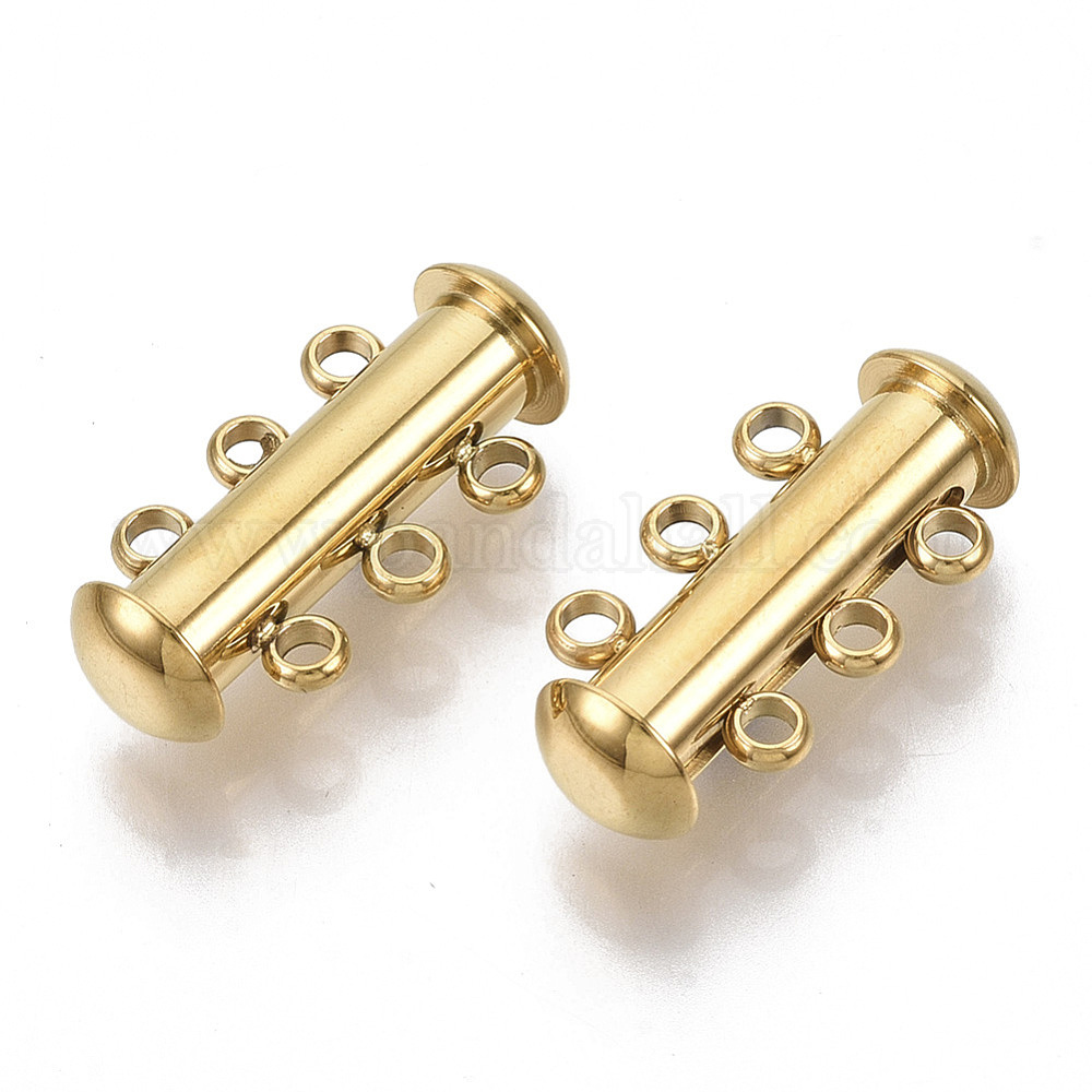 Wholesale 304 Stainless Steel Slide Lock Clasps - Pandahall.com