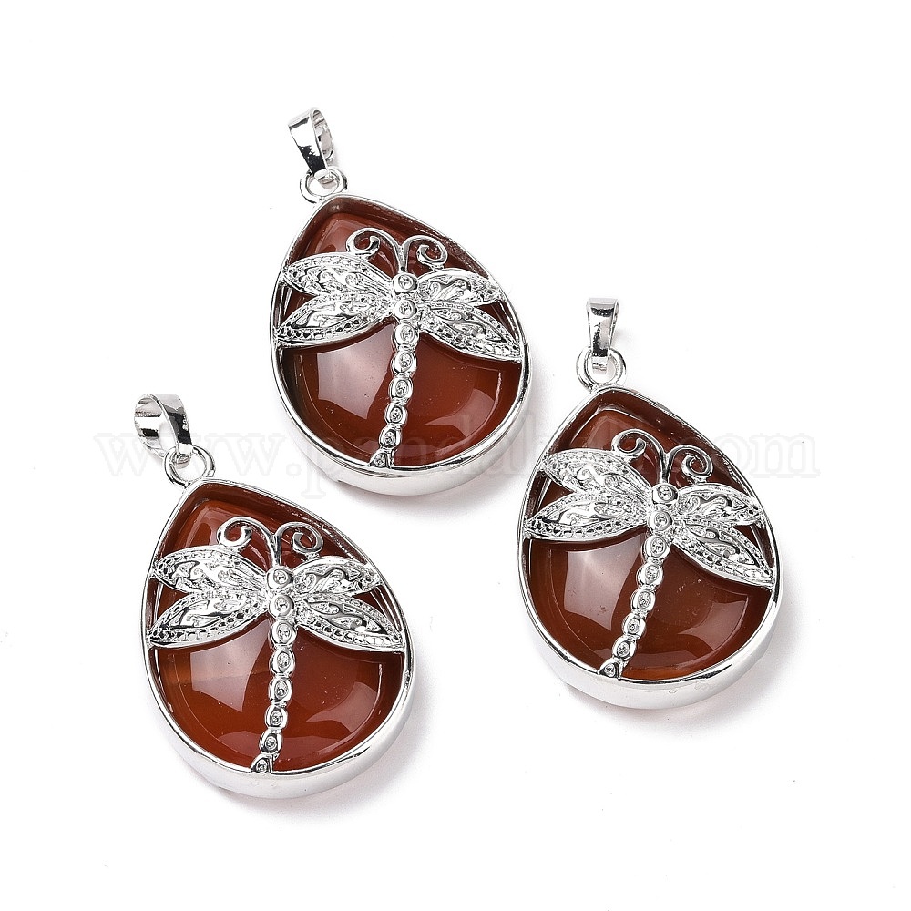 Wholesale Dyed & Heated Natural Agate Pendants - Pandahall.com