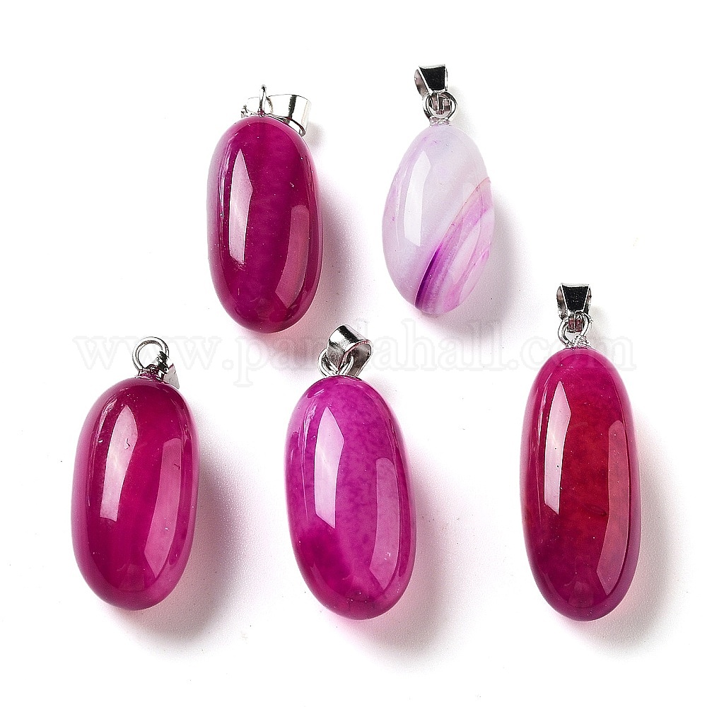 Wholesale Natural Agate Dyed Pendants - Pandahall.com