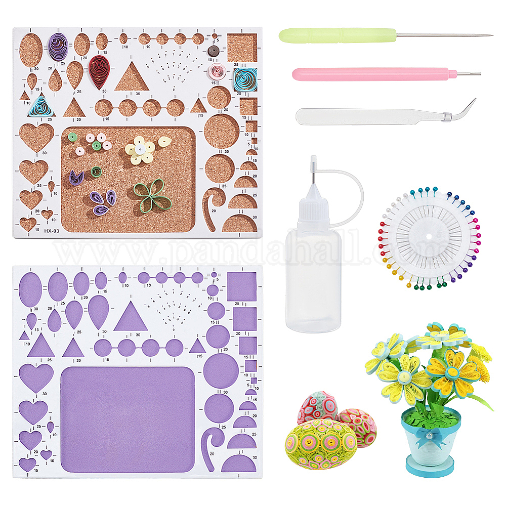 Wholesale Geometric Shape Paper Quilling Template - Pandahall.com