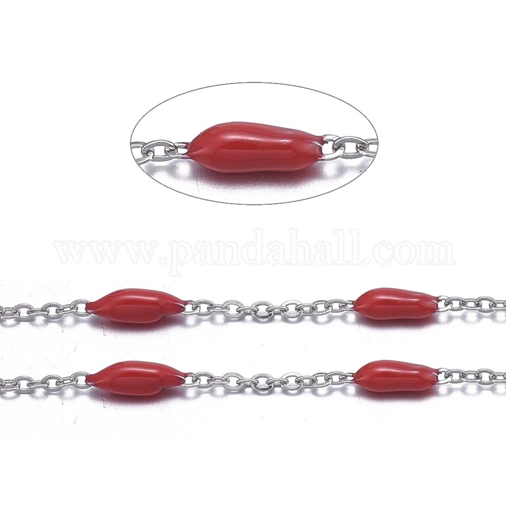 Wholesale Handmade Enamel Beaded Chains - Pandahall.com
