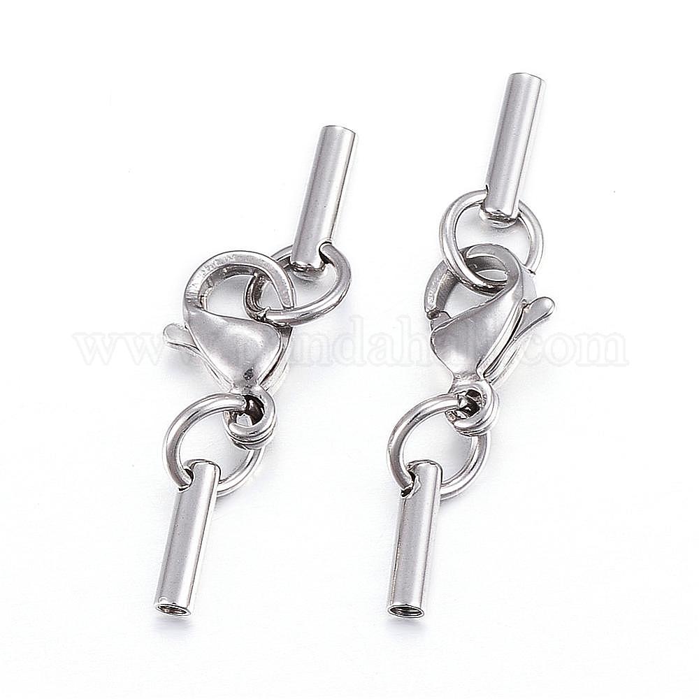 Wholesale Tarnish Resistant 304 Stainless Steel Lobster Claw Clasps - Pandahall.com