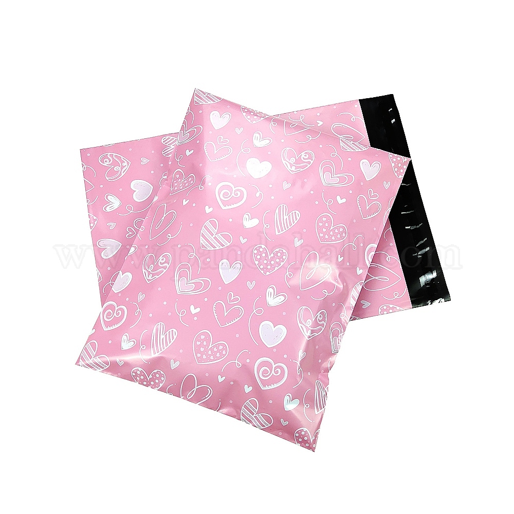 Wholesale Rectangle PE Plastic Self-Adhesive Packing Bags - Pandahall.com