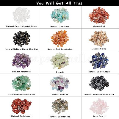 Natural gemstone chips store