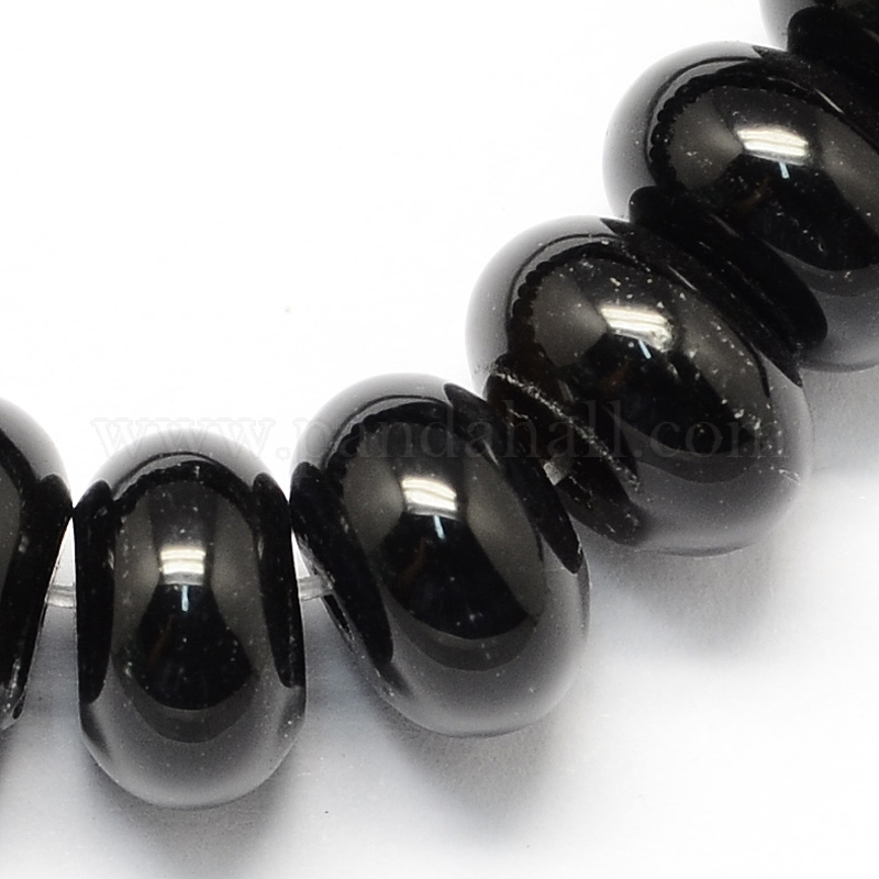 Wholesale Dyed Natural Dyed & Heated Black Onyx Beads Strands ...
