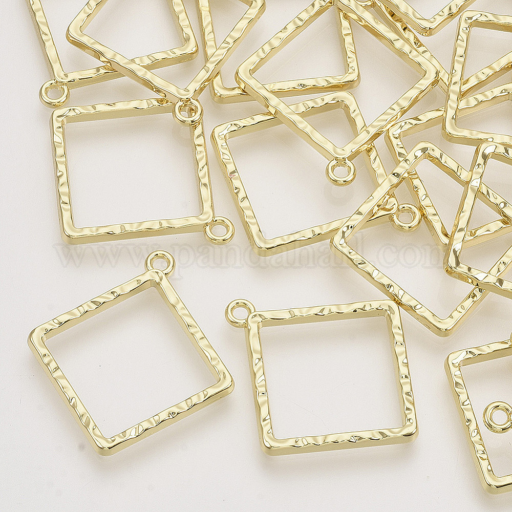 Wholesale Alloy Open Back Bezel Pendants - Pandahall.com