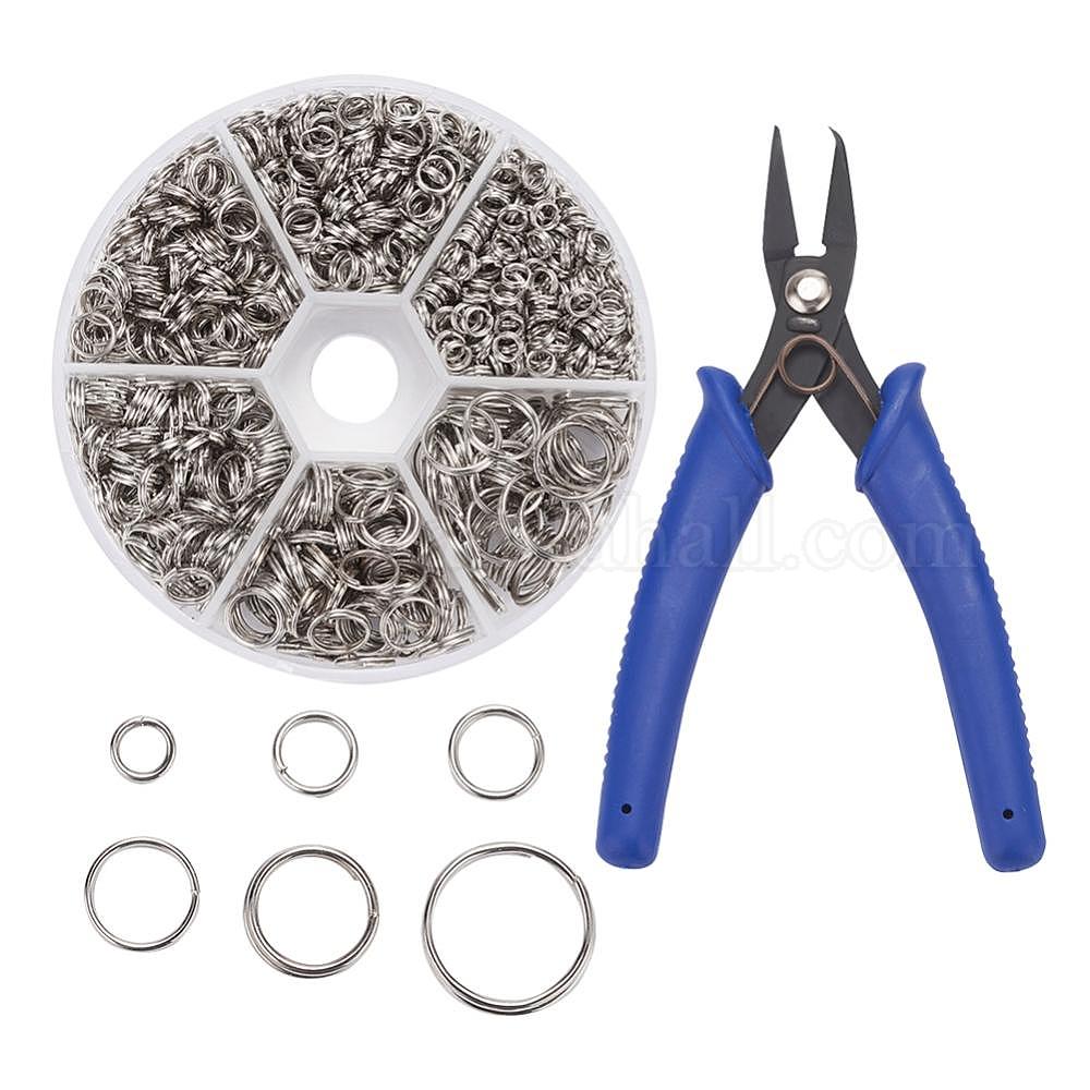 Wholesale 1 Box Iron Split Rings - Pandahall.com