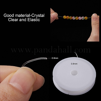 Wholesale Clear Elastic Crystal Thread - Pandahall.com