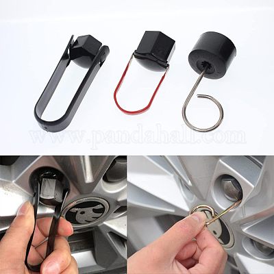 SUPERFINDINGS 30PCS 3 Style Wheel Lug Cap Cover Removal Tool Set Car Wheel Hub Bolt Nut Cover Removal Tool Nut Caps Lug Puller Bolt Cap Removal Tool