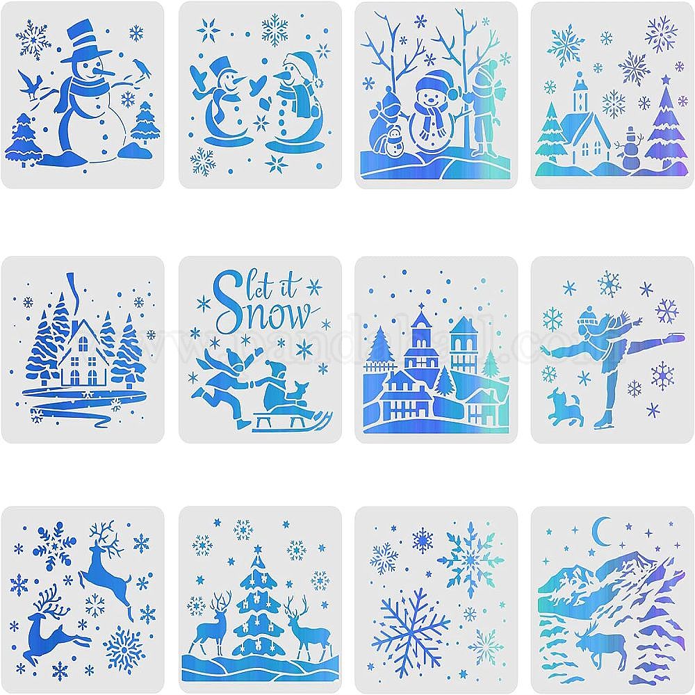 Wholesale Large Plastic Reusable Drawing Painting Stencils Templates ...
