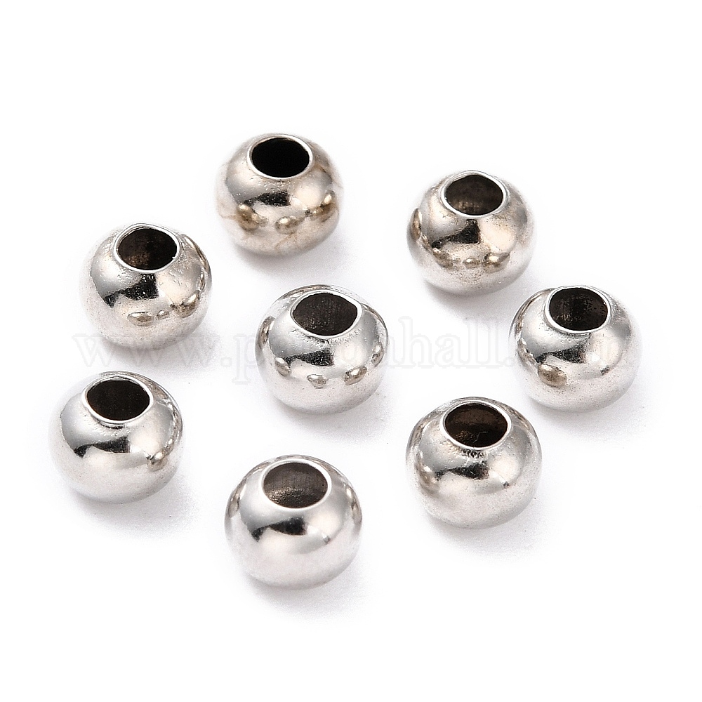 Wholesale Brass Smooth Round Beads - Pandahall.com