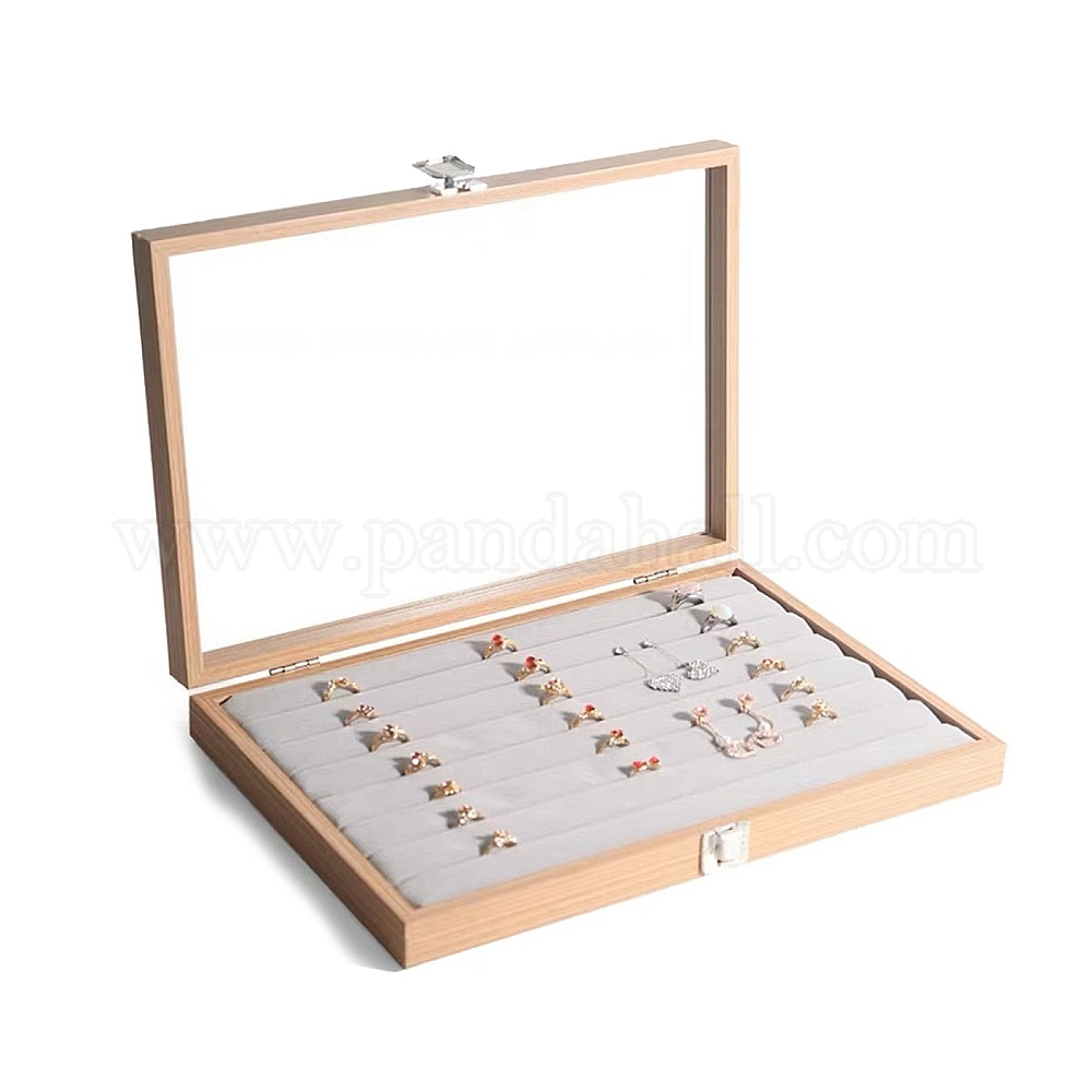 Wholesale Rectangle Wooden Rings Presentation Boxes - Pandahall.com