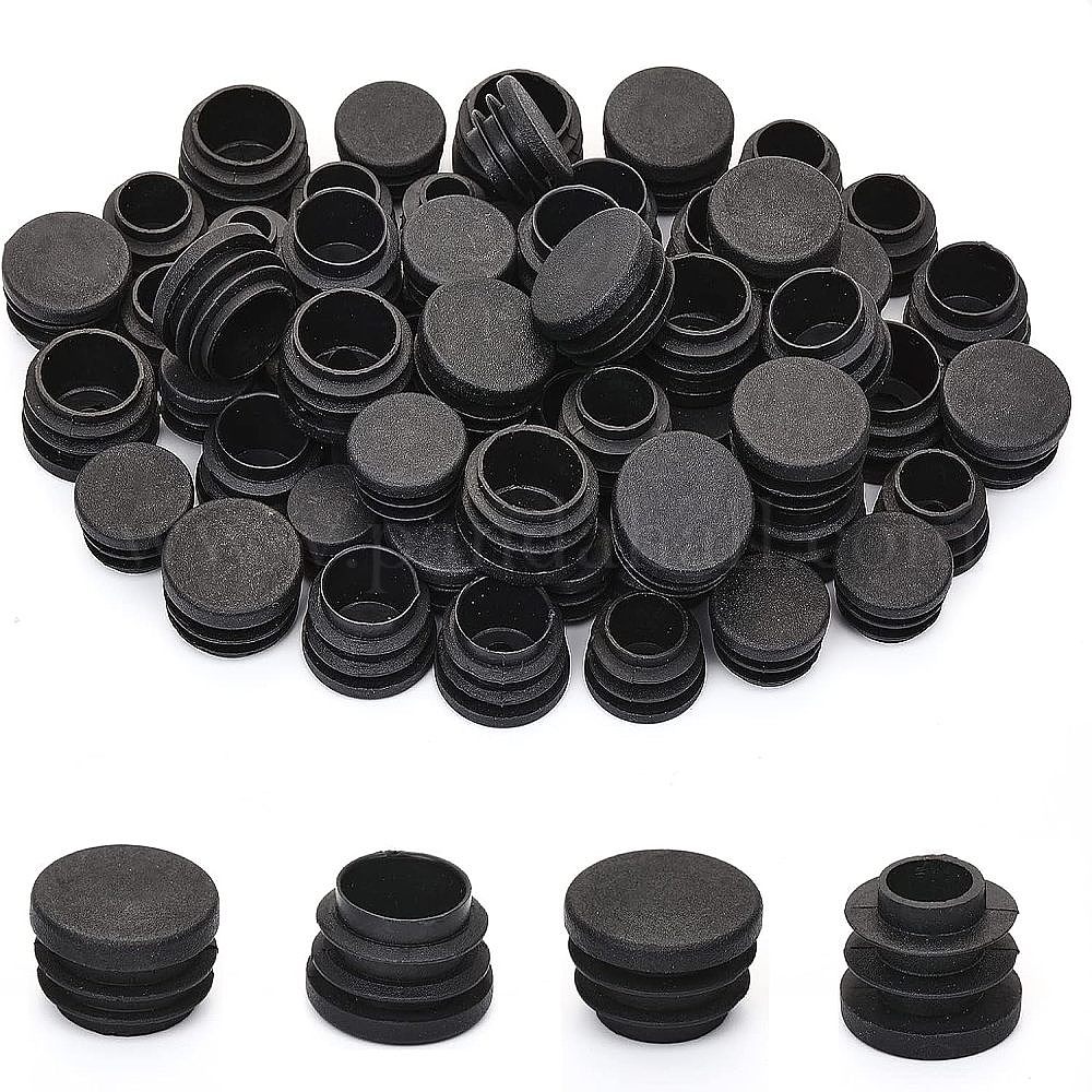 Wholesale 64Pcs 4 Style Plastic Furniture End Caps - Pandahall.com
