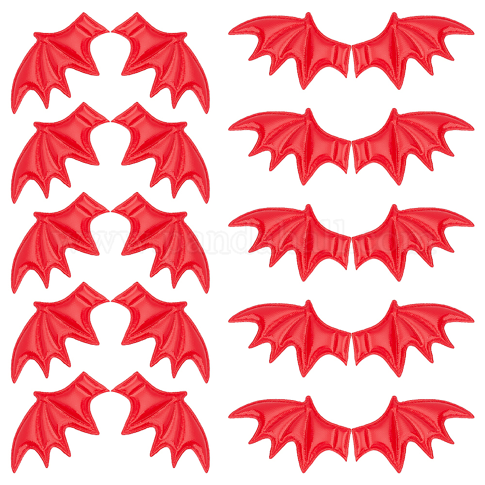Wholesale Leather Bat's Left & Right Wing Ornament Accessories ...