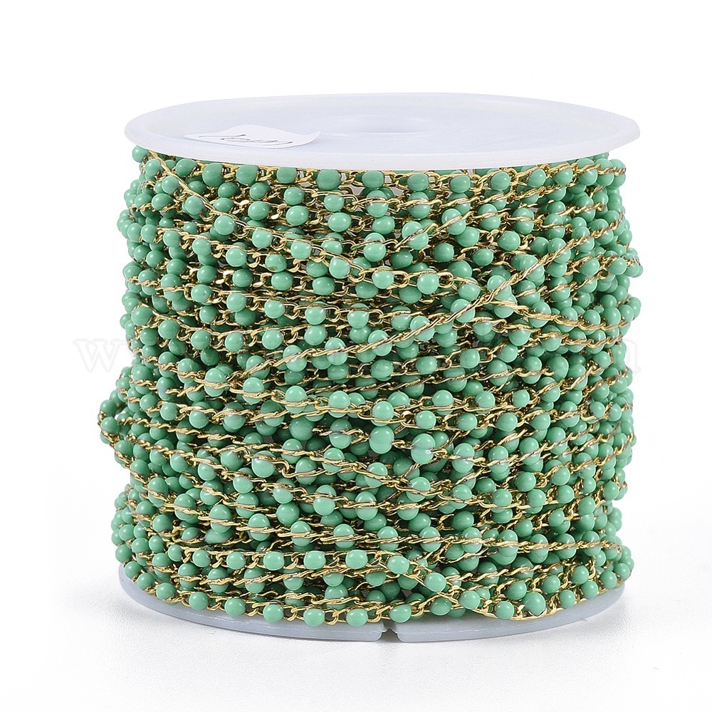 Wholesale Handmade Enamel Beaded Chains - Pandahall.com