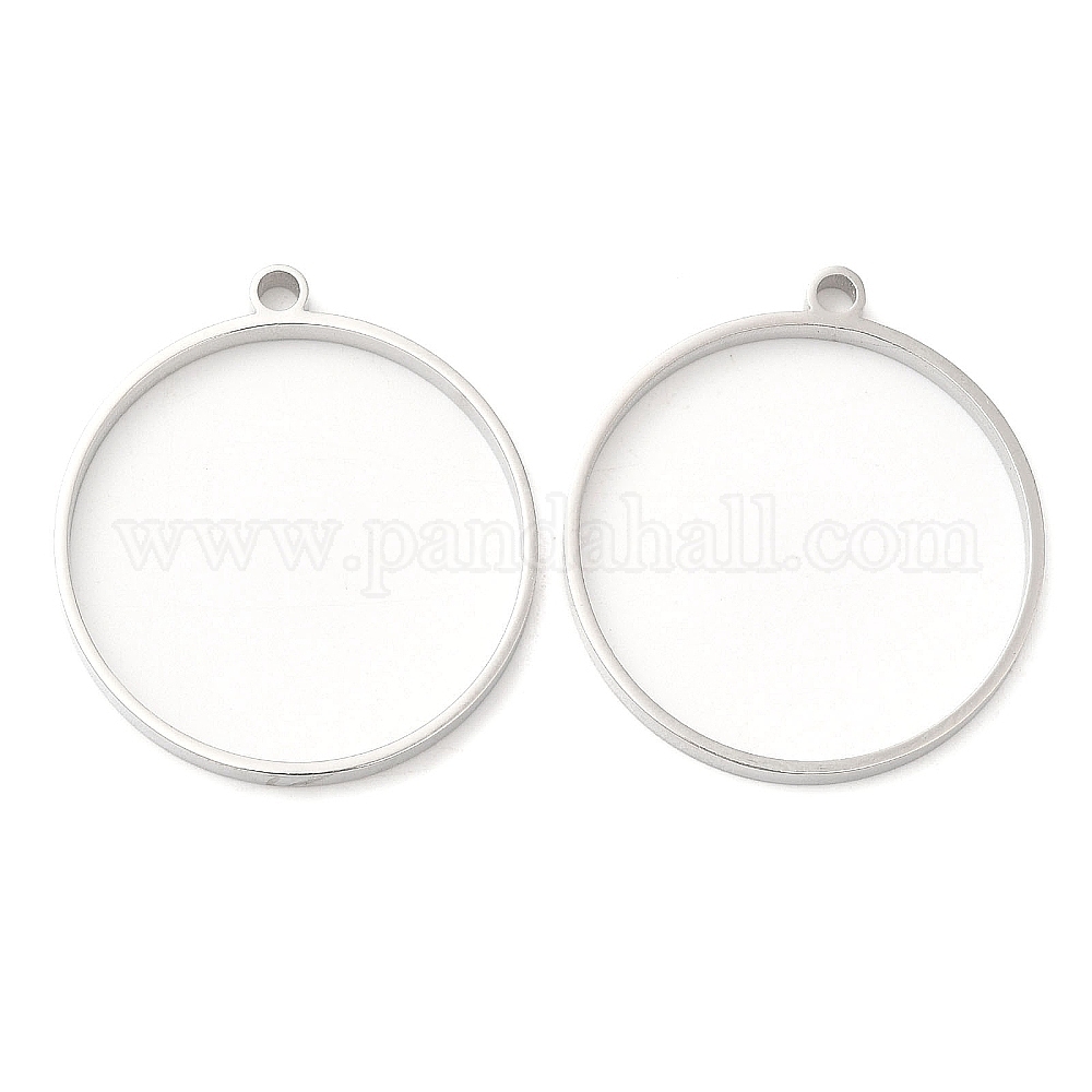 Wholesale Non-Tarnish 304 Stainless Steel Open Back Bezel Flat Round ...