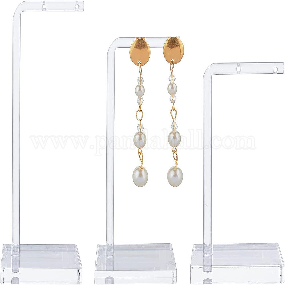 Wholesale Transparent Acrylic Earring Display Stands - Pandahall.com