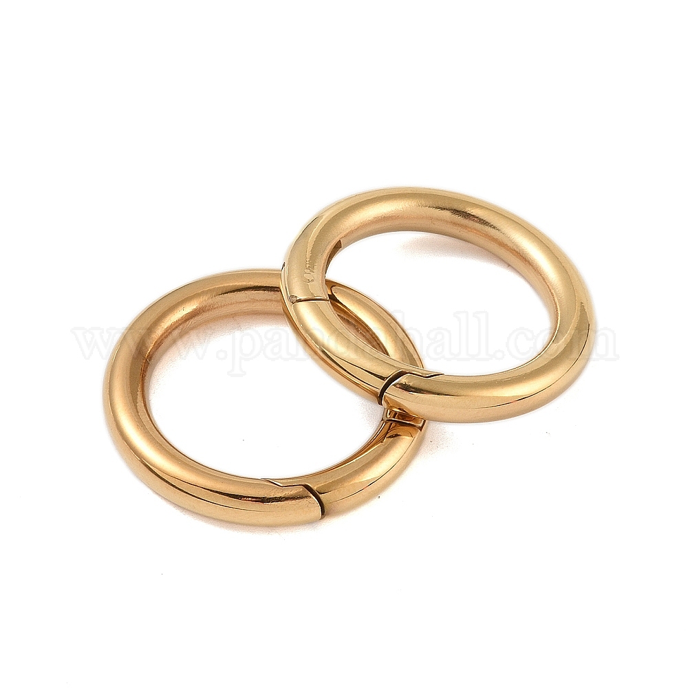 Wholesale Ion Plating(IP) 316 Stainless Steel Spring Gate Rings ...