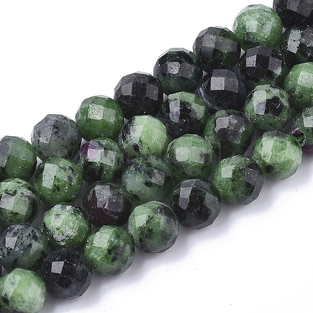 Wholesale Natural Ruby in Zoisite Beads Strands - Pandahall.com