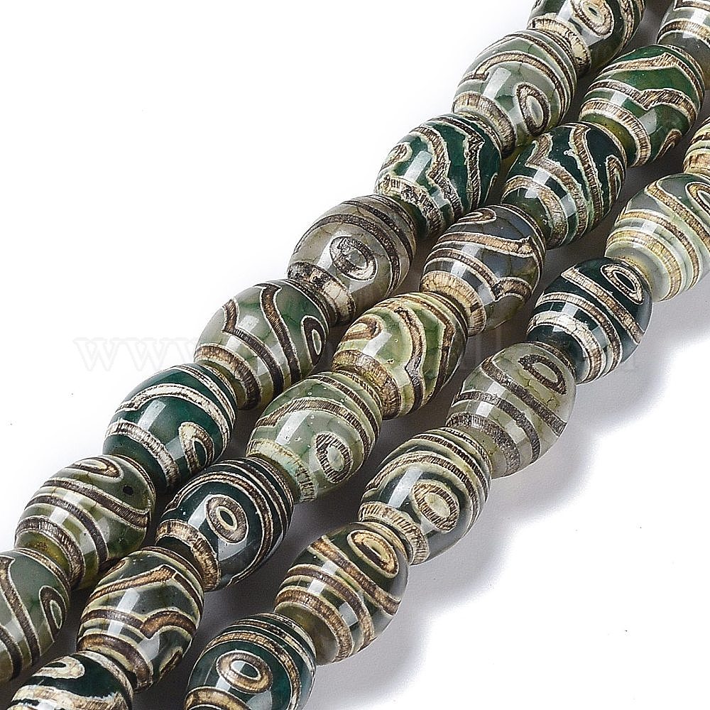 Wholesale Tibetan Style dZi Beads Strands - Pandahall.com
