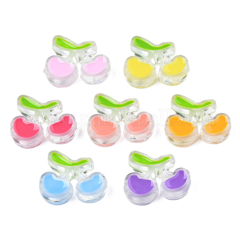 Wholesale Transparent Acrylic Enamel Beads - Pandahall.com