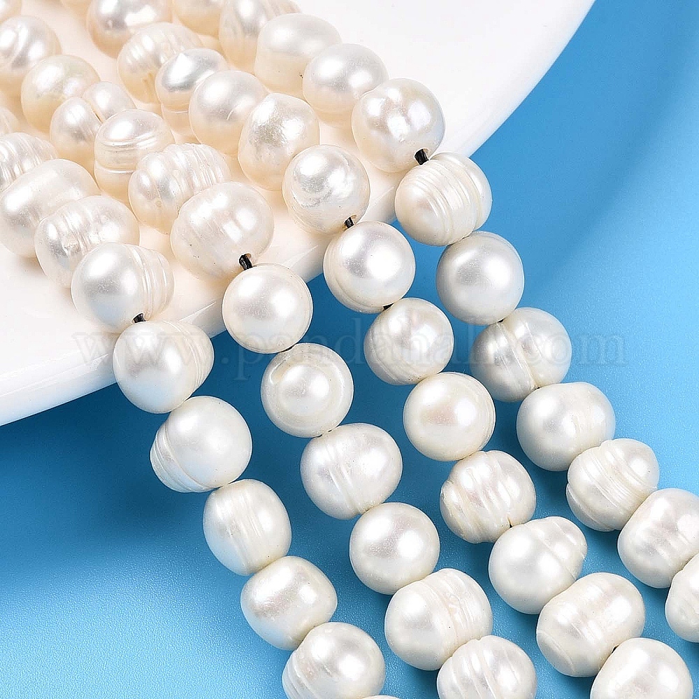 Wholesale Natural Cultured Freshwater Pearl Beads Strands - Pandahall.com