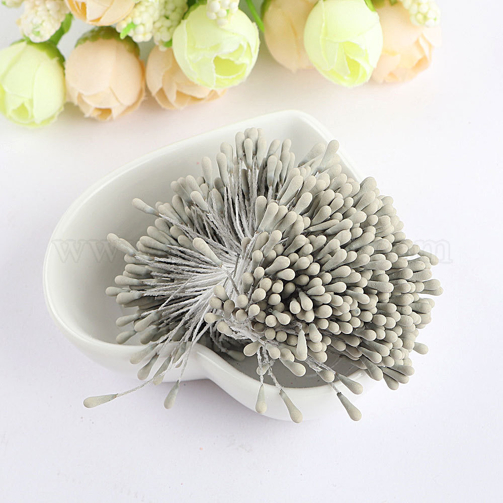 Wholesale Plastic Artificial Matte Flower Core - Pandahall.com