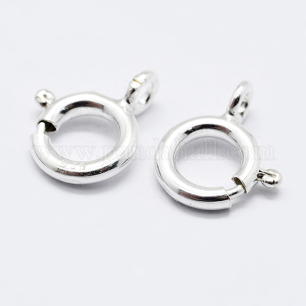 Wholesale 925 Sterling Silver Spring Ring Clasps - Pandahall.com