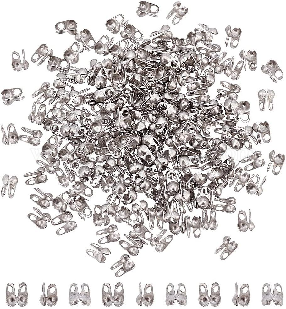 Wholesale 304 Stainless Steel Smooth Surface Bead Tips - Pandahall.com