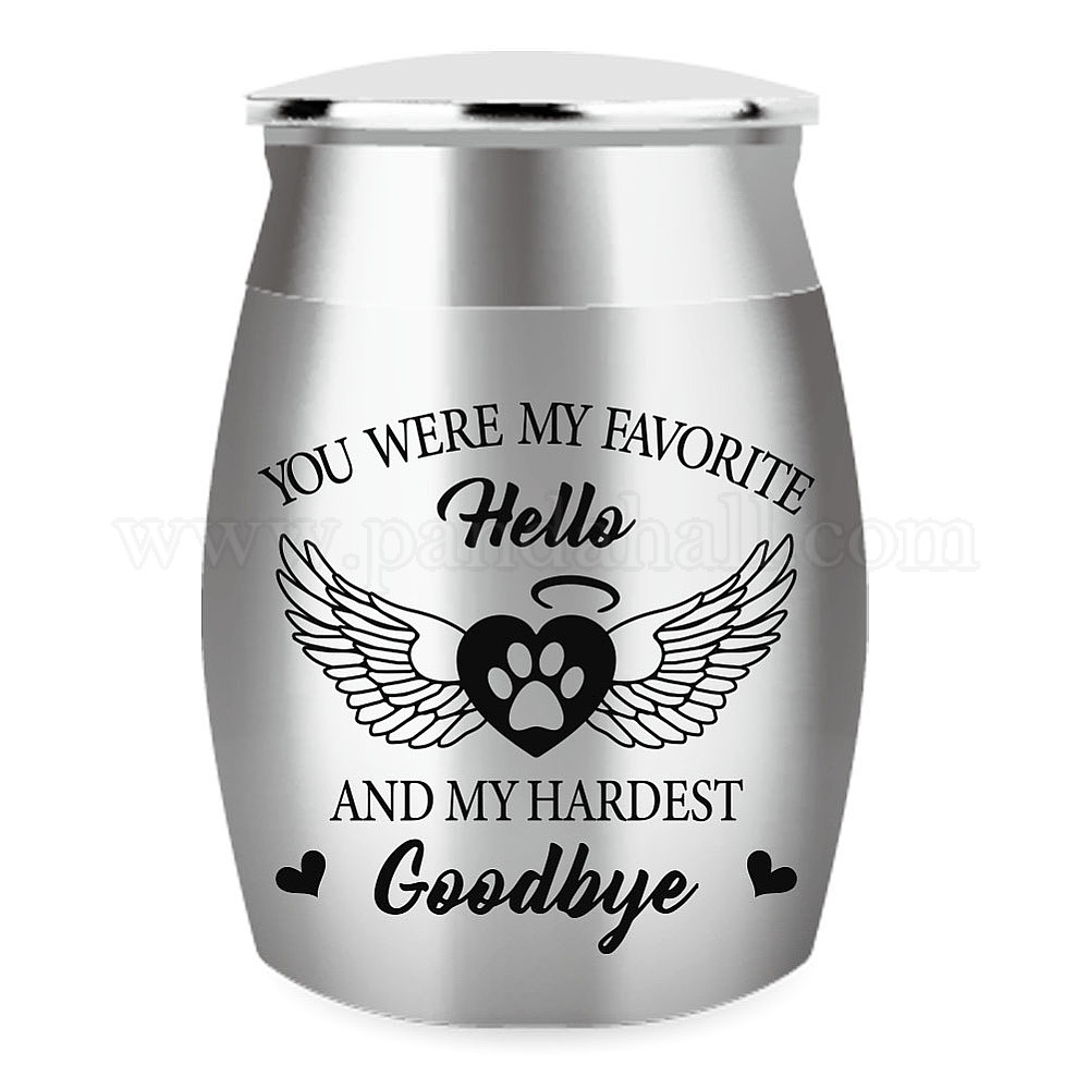 Wholesale Column Mini Stainless Steel Urn for Human Pet Ashes ...