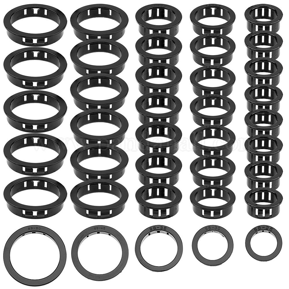 Wholesale SUPERFINDINGS 65Pcs 5 Style Nylon Desk Grommet Rings ...