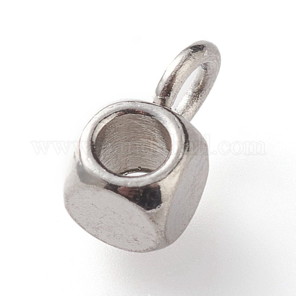 Wholesale Tarnish Resistant 304 Stainless Steel Tube Bails - Pandahall.com
