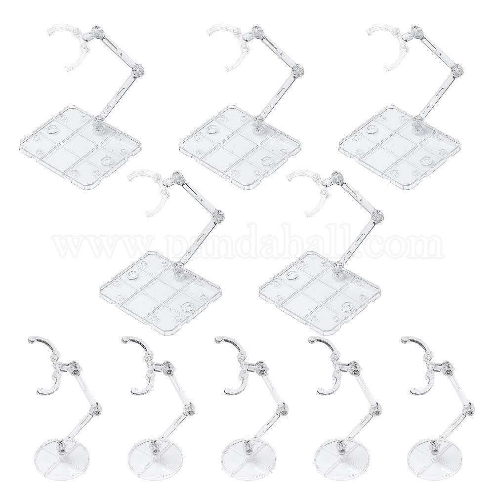 Wholesale 10Pcs 2 Styles Plastic Model Assembled Action Figure Display ...