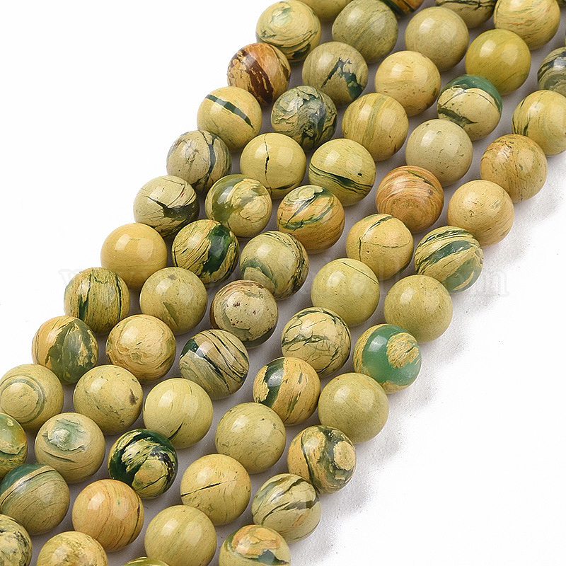 Wholesale Natural Verdite Stone Beads Strands - Pandahall.com