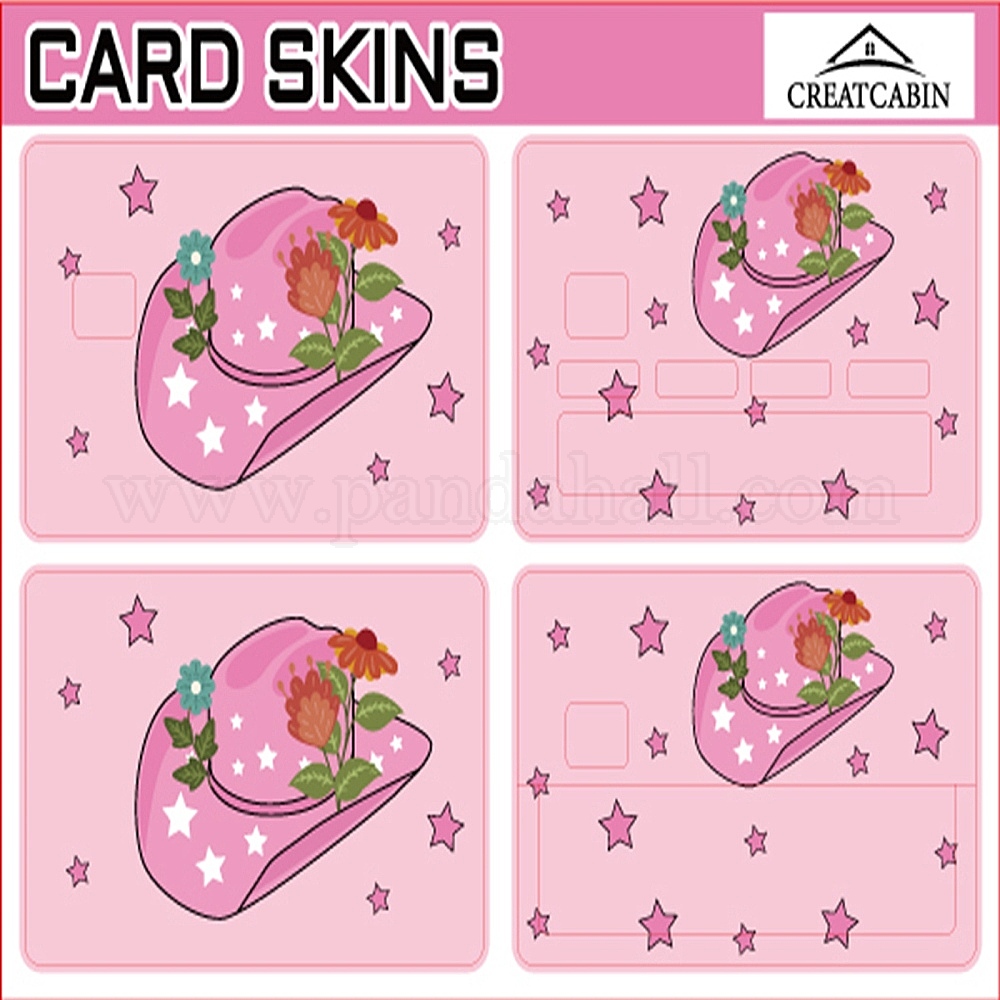 Wholesale CREATCABIN Pink Credit & Debit Card Skins - Slim - Pandahall.com