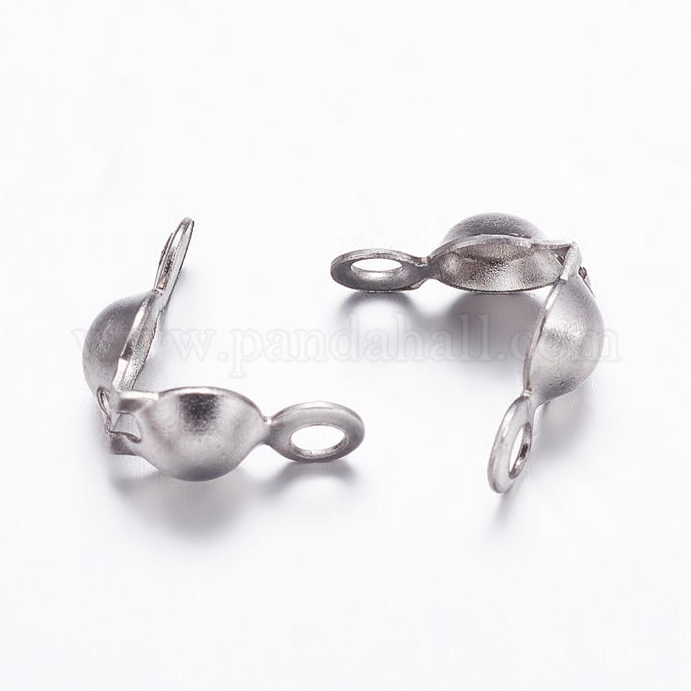 Wholesale Tarnish Resistant 304 Stainless Steel Bead Tips - Pandahall.com