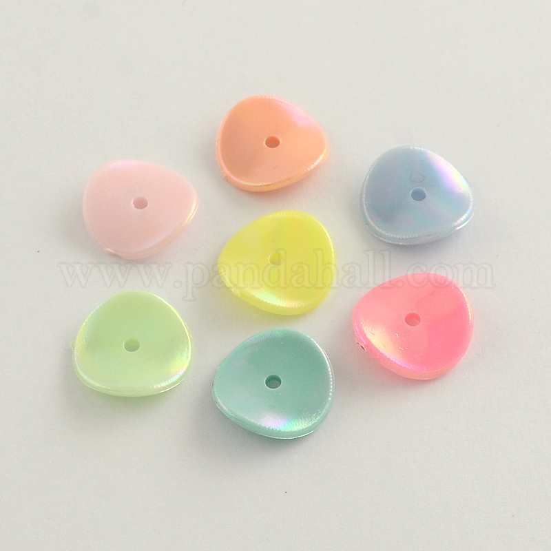 Wholesale AB Color Plated Acrylic Beads - Pandahall.com