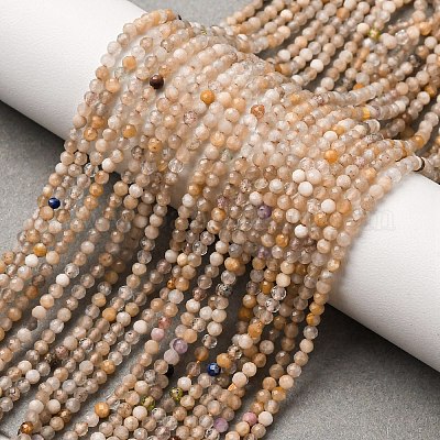 peach moonstone beads