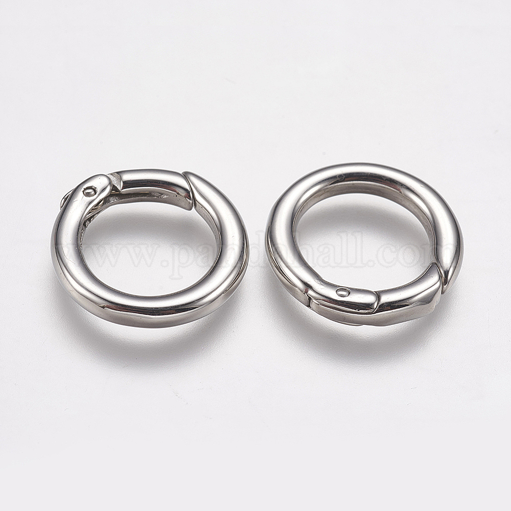 Wholesale Tarnish Resistant 304 Stainless Steel Spring Gate Rings ...
