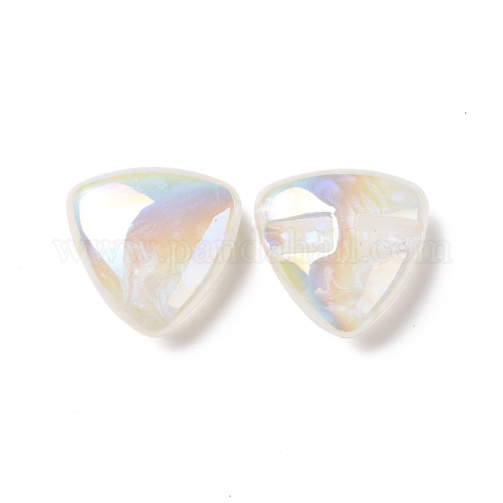 Wholesale Rainbow Iridescent Plating Acrylic Beads - Pandahall.com