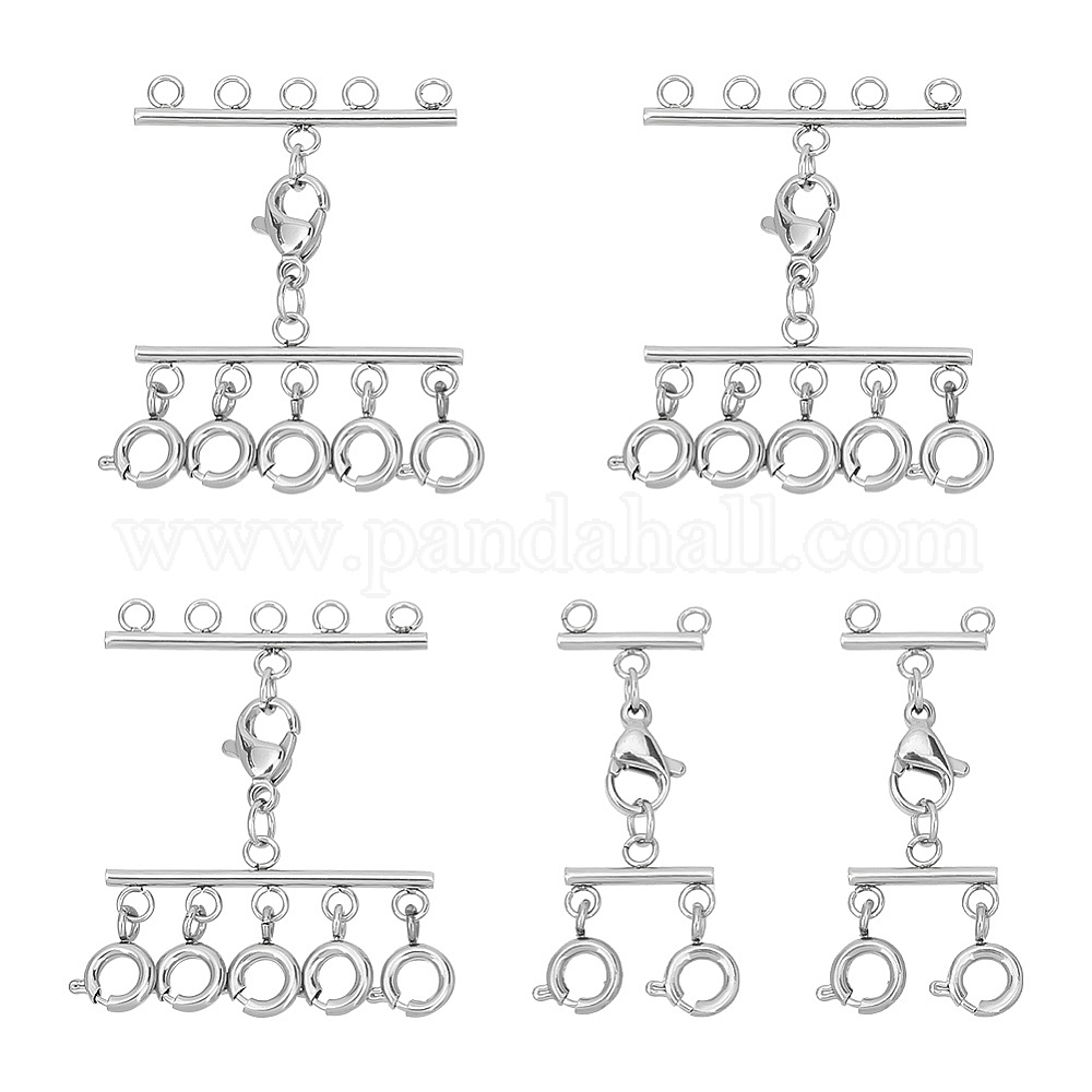 Wholesale Unicraftale 5Pcs 2 Styles Multi-Stand 304 Stainless Steel ...